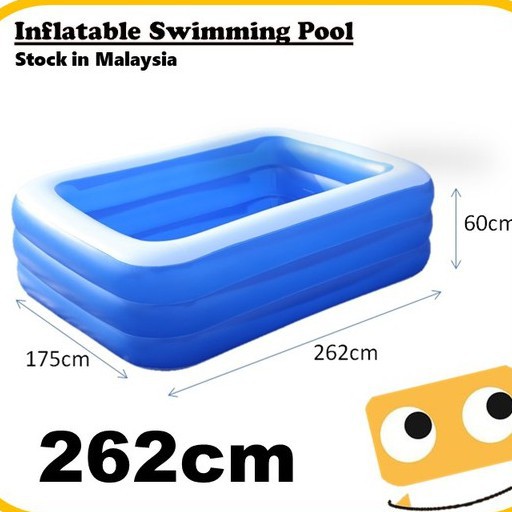Inflatable Swimming Pool family pool kids pool baby pool kolam renang ...