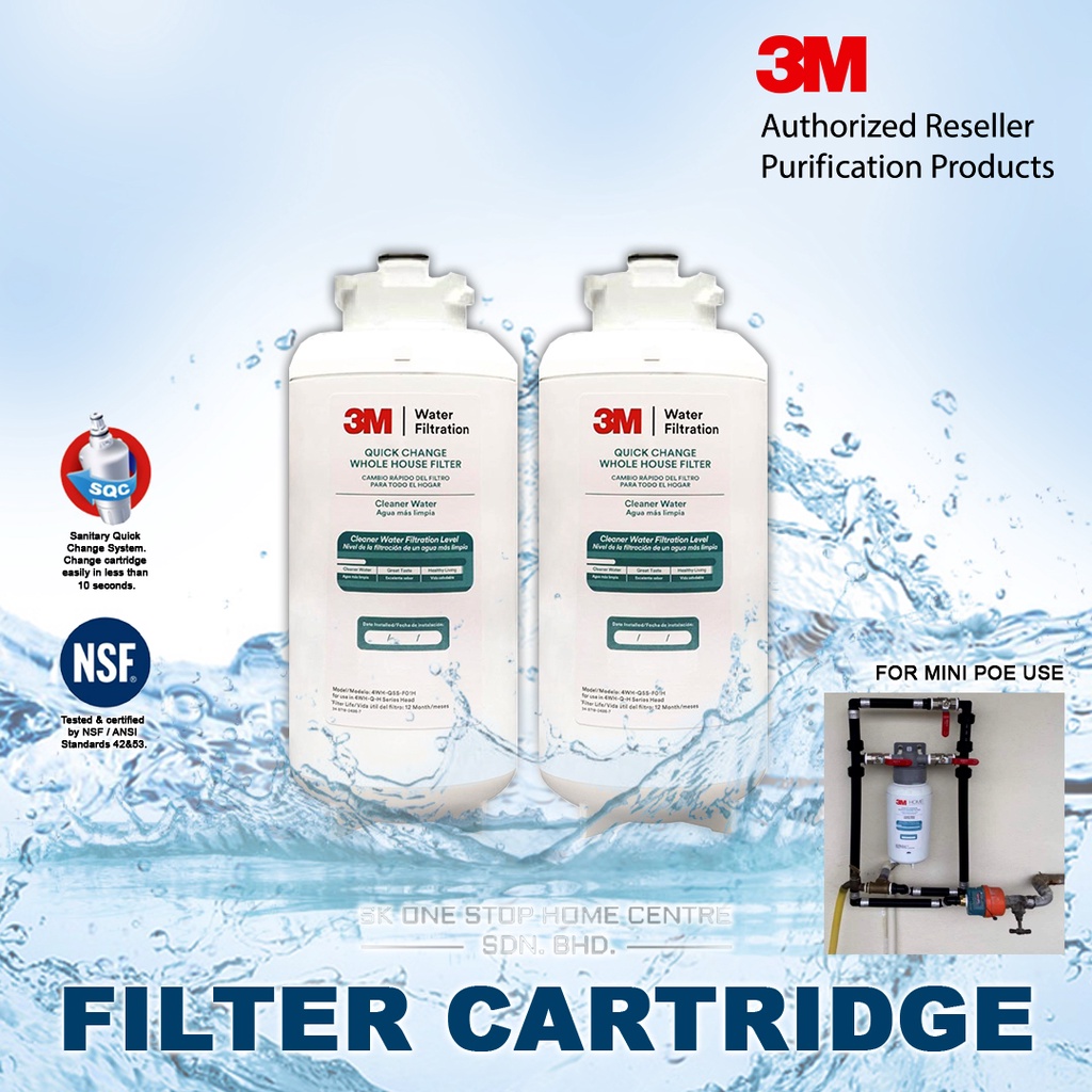 (TWIN PACK) 3M Mini POE Replacement Cartridge (For Mini POE Outdoor ...