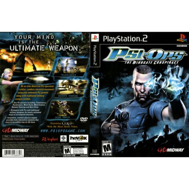 PPS2 GAME COLLECTION (Psi-Ops: The Mindgate Conspiracy) | Shopee Malaysia