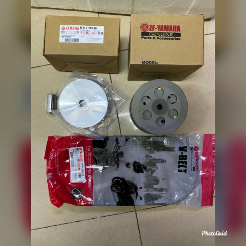 YAMAHA EGO/EGOS/NOUVO/NOUVO-S PULLY SET FRONT & REAR & TIMING BELT SET | Shopee Malaysia