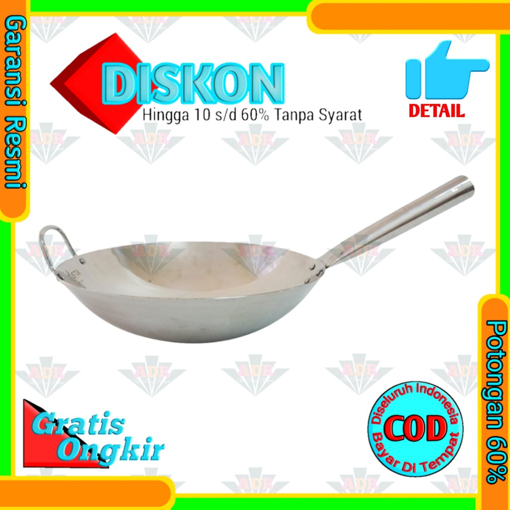 Versatile Stainless Frying Pan 36 cm Asta Frying | Shopee Malaysia