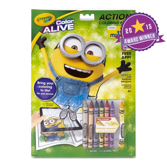 Crayola Color Alive Minion | Shopee Malaysia