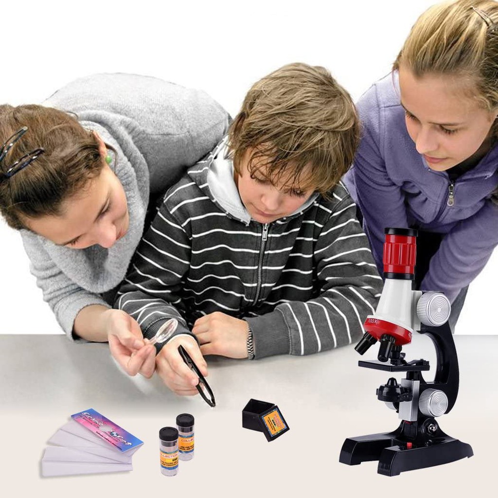 🌟Ready Stock🌟Microscope for Children Kids Microscope Magnification ...
