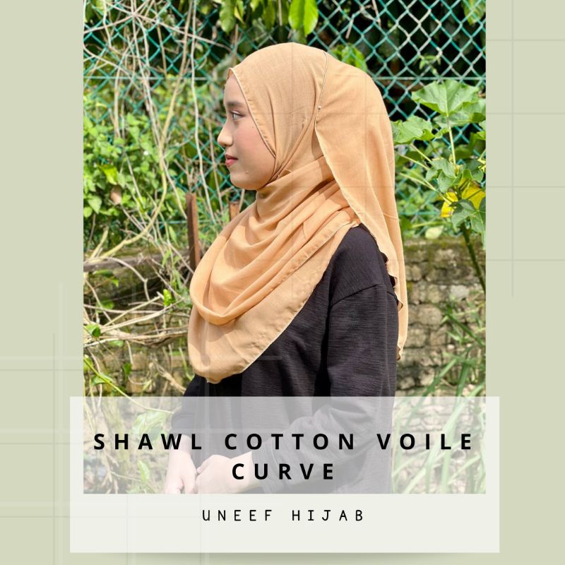 SHAWL COTTON END CURVE / SHAWL COTTON VOILE CURVE | Shopee Malaysia