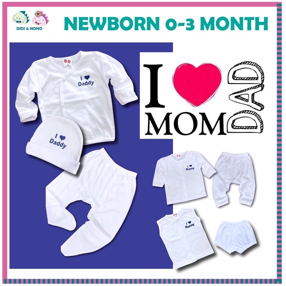 NB Newborn baby wear ,baby cloth baju set bayi,baju baby baru lahir ...