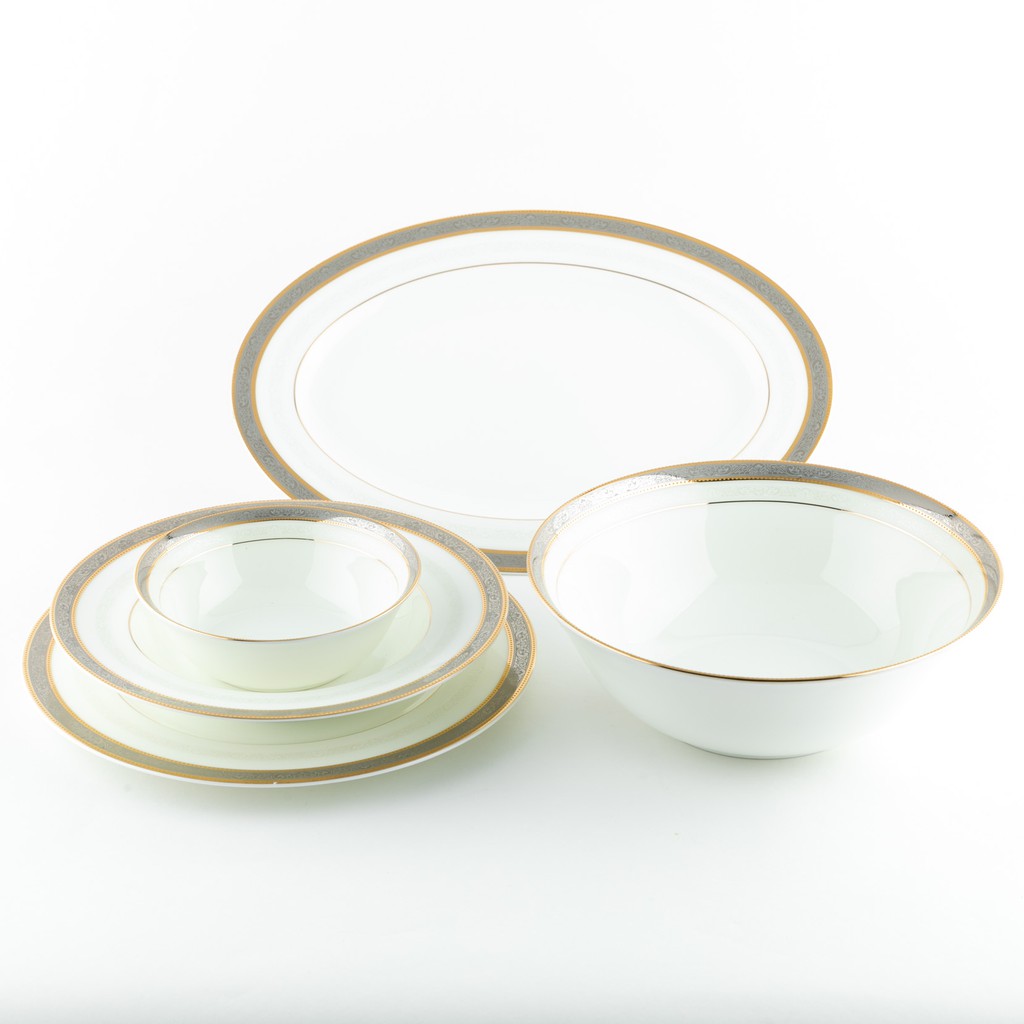 AURATIC 16PCS DINNER SET PORCELAIN | Shopee Malaysia