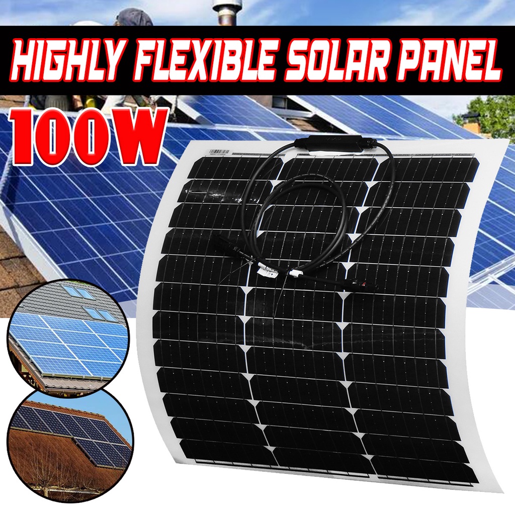 Solar Panel High Efficiency Monocrystalline Cell Flexible Panel Solar ...
