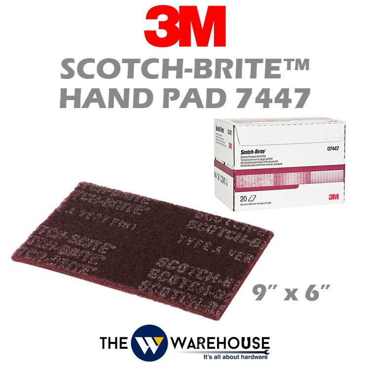 3M 7447 Scotch Brite Hand Pad (20 PCS / BOX) | Shopee Malaysia