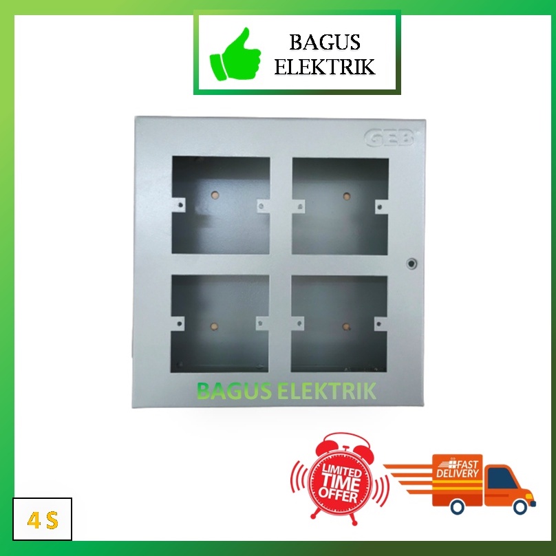 SWITCH METAL BOX 4S/ 6S / 8S ELECTRICAL CLAD BOARD KOTAK SUIS ELEKTRIK ...
