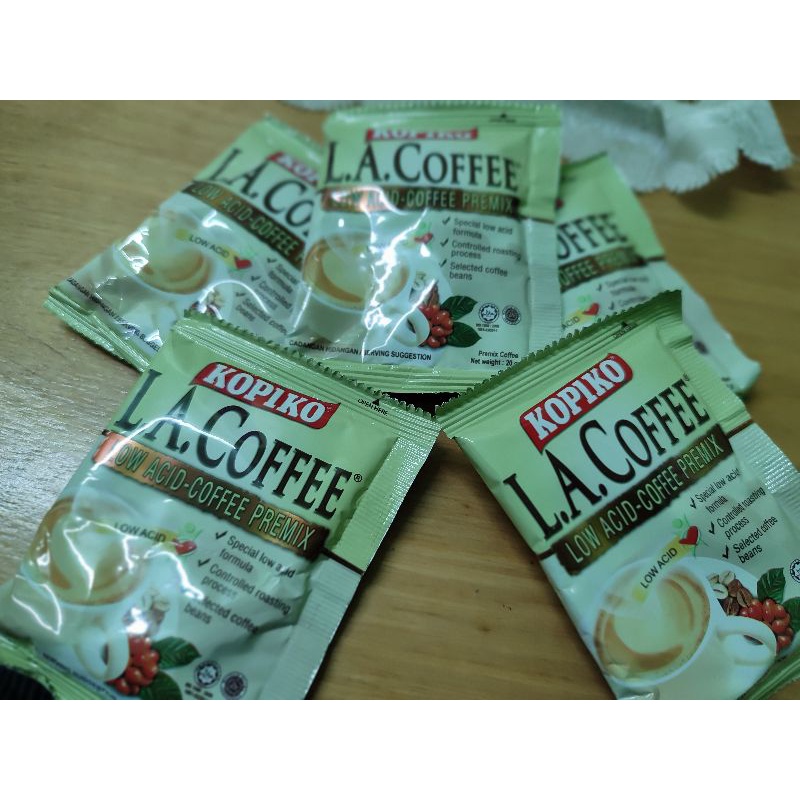 Kopiko LA Coffee Low Acid 5 sachet x 20 gr | Shopee Malaysia