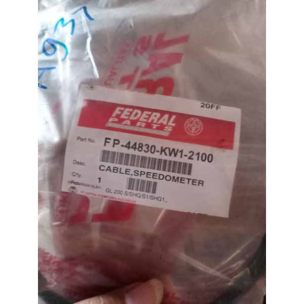 Old Honda Tiger speedometer cable, old Tiger, 2000 Tiger revo | Shopee ...