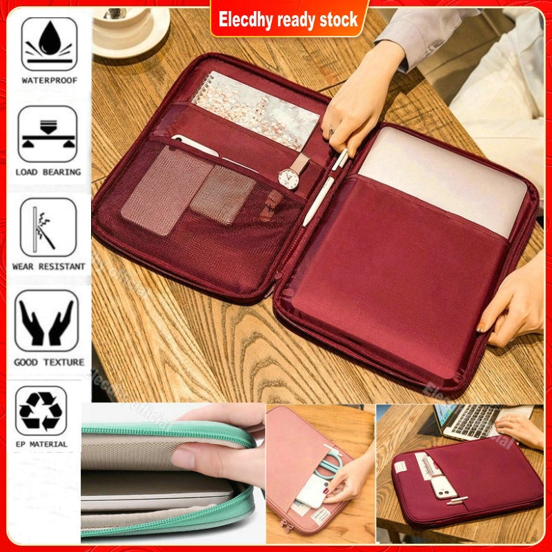 Laptop Bag Shockproof Tablet Bag for iPad Mac Pouch Multifunctional ...