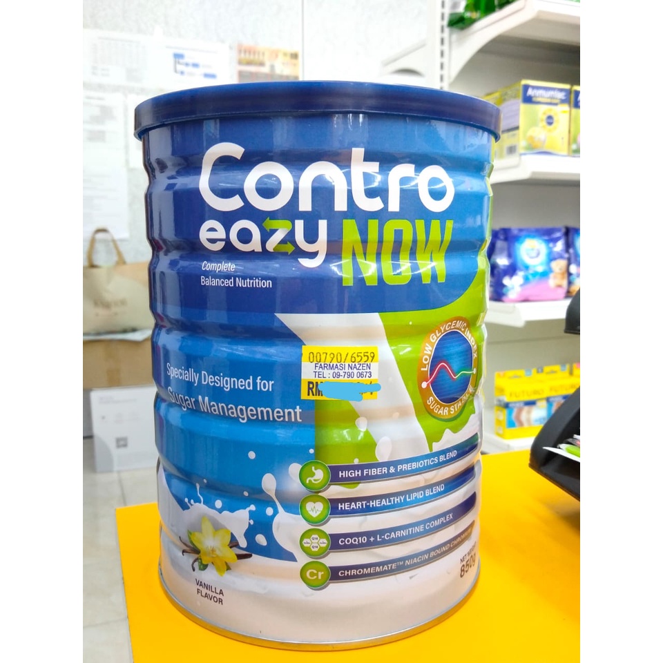 [FOR DIABETIC] CONTRO EAZY NOW VANILLA 850g | Shopee Malaysia
