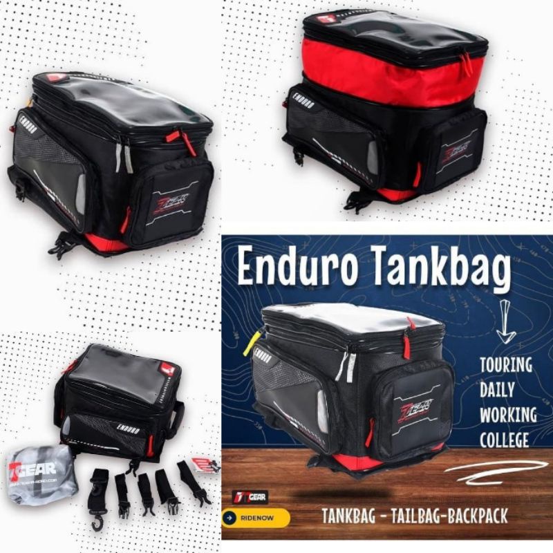 Tankbag Enduro 7gear NEW MODEL 2022 Tank Bag backpack tailbag Tank ...