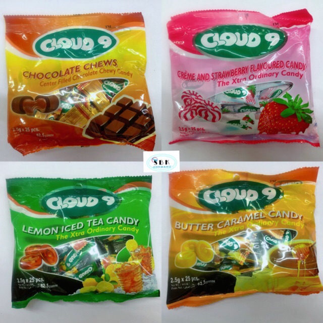 CLOUD 9 Candy (2.5G x 25 Pcs) | Shopee Malaysia