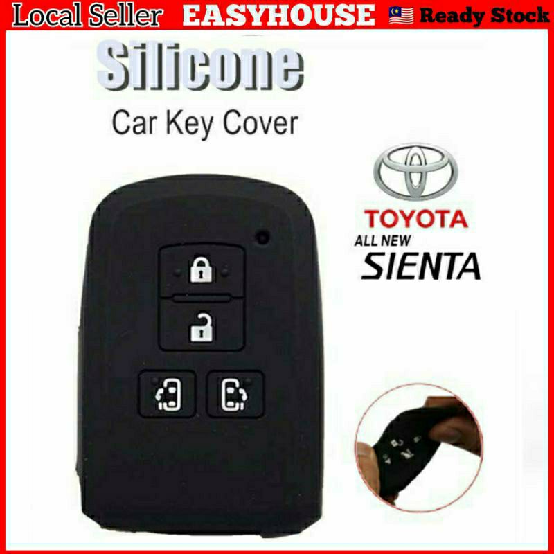🔥SILICONE🔥Car Remote Control Key Cover/Case/Casing Toyota Sienta ...