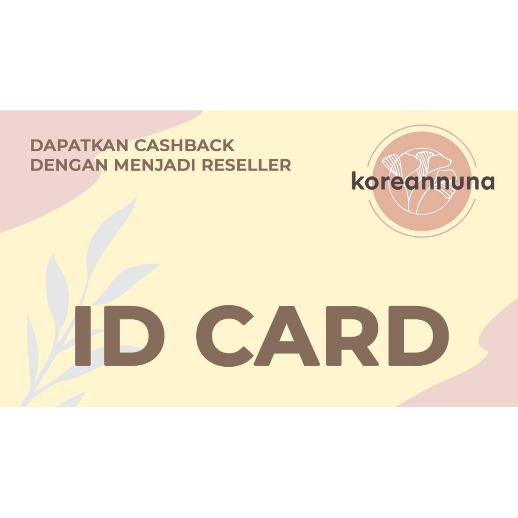 Reseller ID CARD | Shopee Malaysia