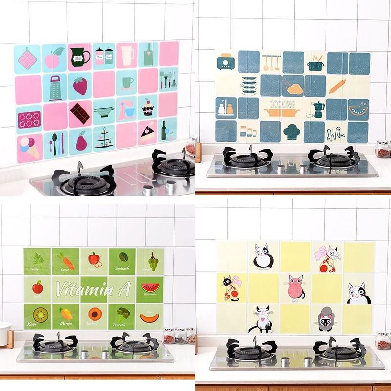 OIL PROOF! Kitchen Wall Sticker Wallpaper Sticker Wall Decor Stiker ...