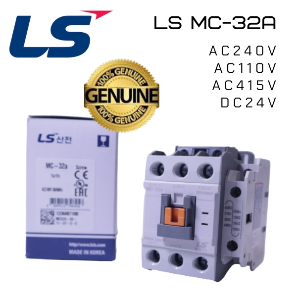 LS ( MC-32a ) 1a1b Metasol Magnetic Contactor 3Pole AC240V/AC110V ...