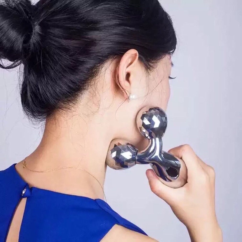3D massager Roller V Shape Bentuk muka v-shape Urut seluruh badan ...