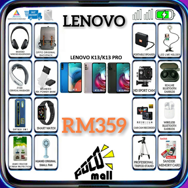 LENOVO K13 PRO💥6GB RAM+128GB ROM💥 / K13💥2GB RAM+32GB ROM💥2 YEAR ...