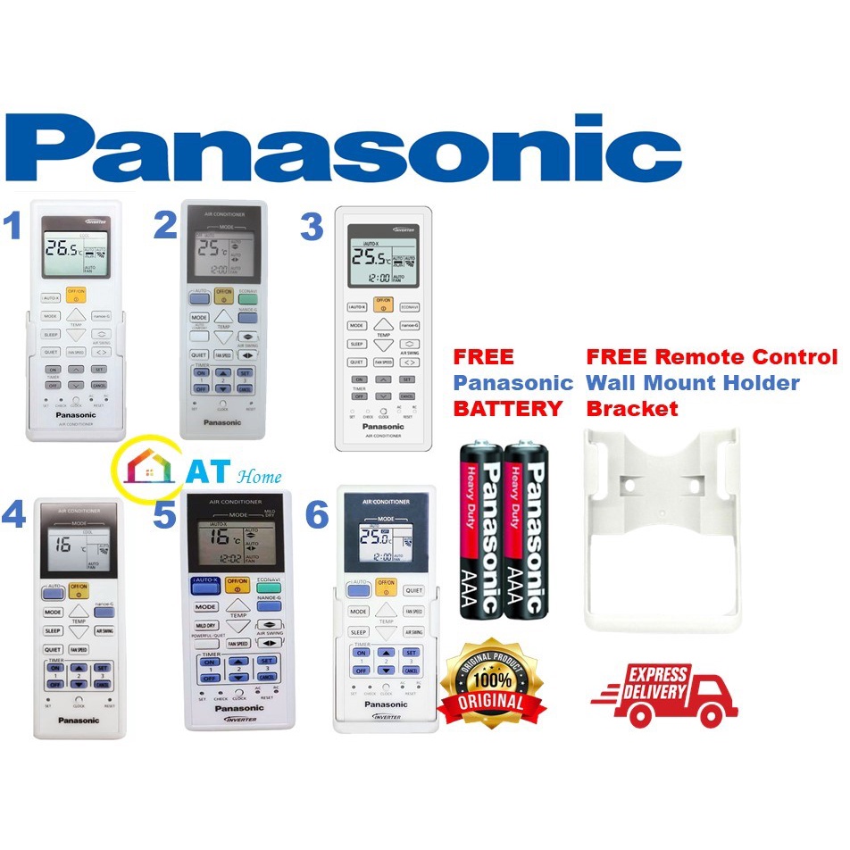 Original Panasonic Air Conditioner / Air Cond Remote Control Inverter ...