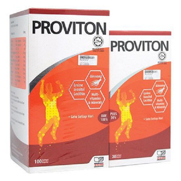 Proviton Multivitamin 100 + 30's Capsules | Shopee Malaysia