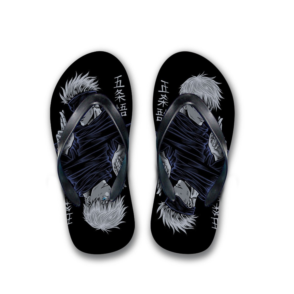 Gojo jujutsu kaisen Adult Men's Flip-flops | Shopee Malaysia