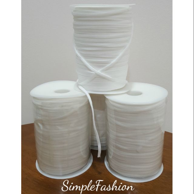 (ROLL) Getah Lembut Mask / Soft Elastic Cord | Shopee Malaysia