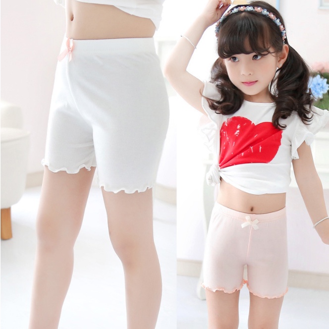 110-150cm Girl Teenage Kid Safety Pants Inner Pants To Prevent a Candid ...