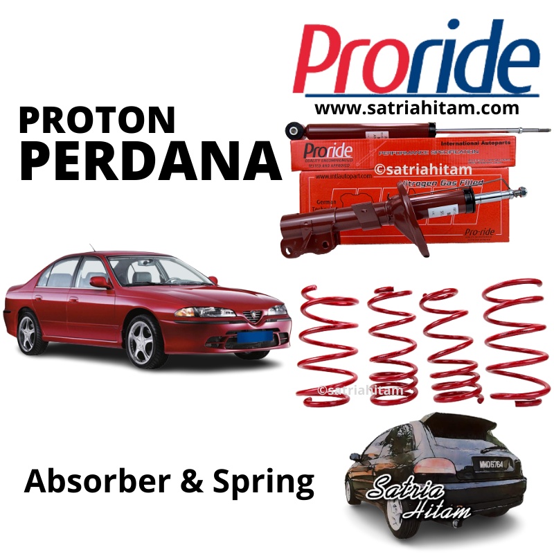 Proton Perdana Absorber Spring Proride Suspension - Standard Performance Heavy Duty Pro Ride ...