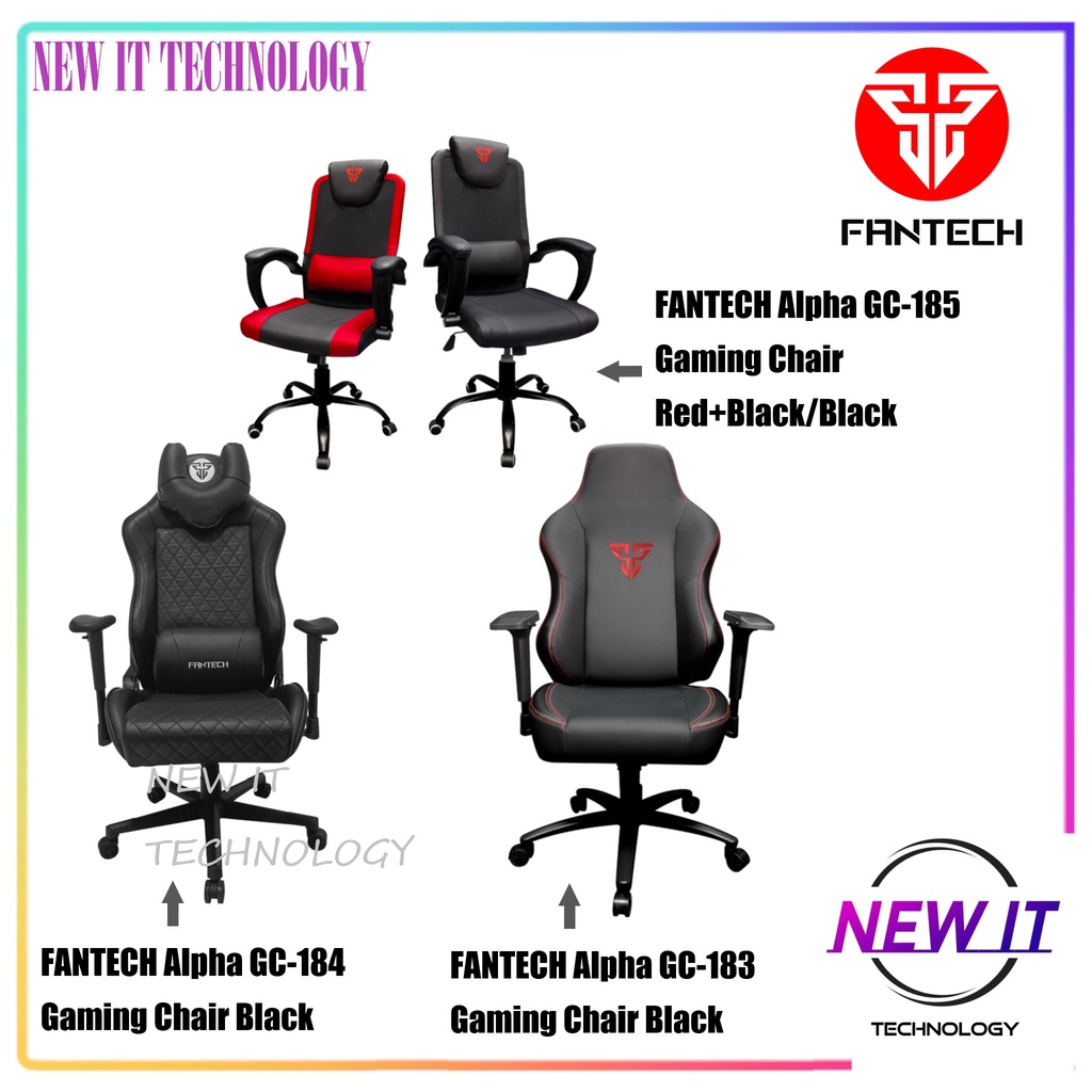 FANTECH Alpha GC-183 GC-184 GC-185 Gaming Chair | Shopee Malaysia