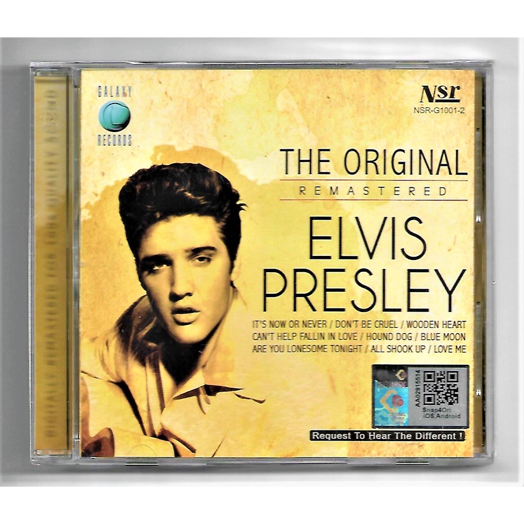 Elvis Presley - The Original Remastered ( CD ) | Shopee Malaysia