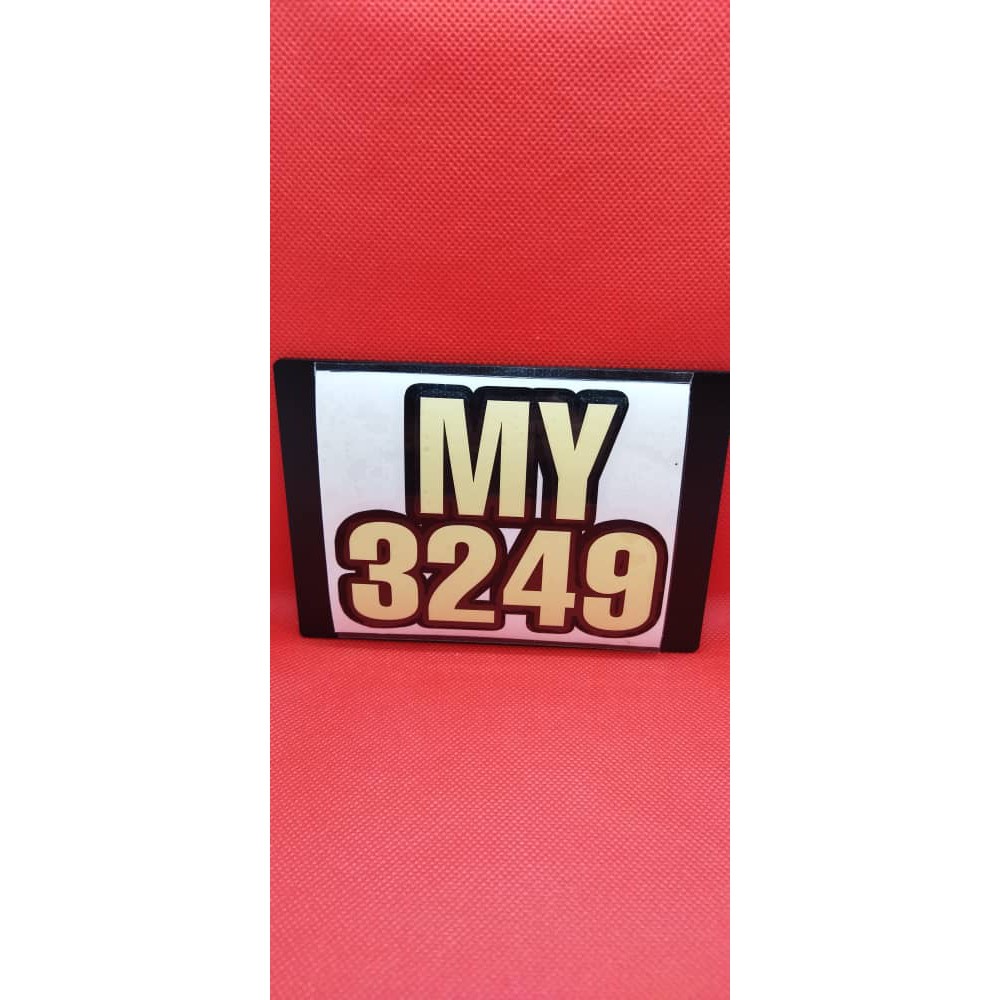 STICKER NOMBOR PLATE MOTOR | Shopee Malaysia