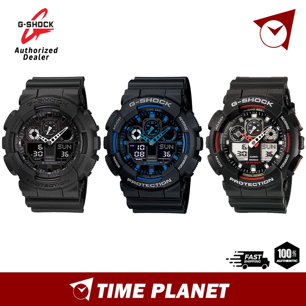 [Official Warranty] G-Shock Men Watch GA-100-1A1/GA-100-1A2/GA-100-1A4 ...