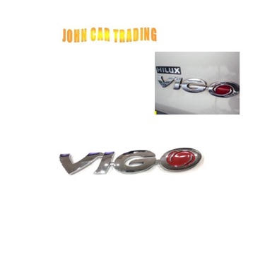 Vigo Emblem Logo Car Emblem Logo Vigo Rear Trunk Emblem Badge Sticker ...