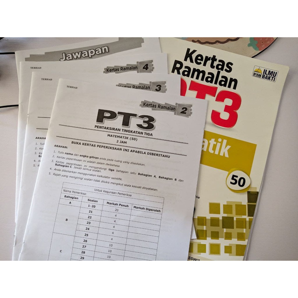 Kertas Ramalan PT3 Matematik (dwibahasa) | Shopee Malaysia