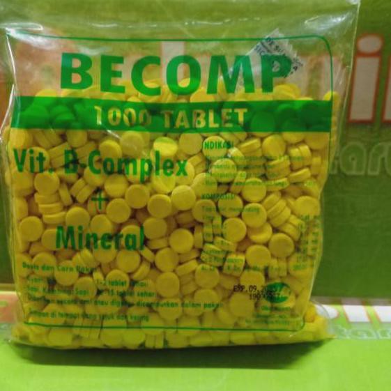 Vitamin becomp 1000 Tablets vit b complex + mineral Chicken Bird Dog ...