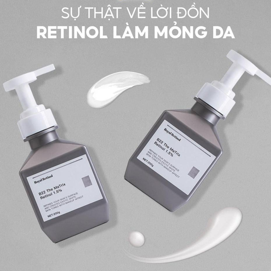 Royal Retinol B22 The Matrix Whitening Cream 1.5% Retinol Body ...
