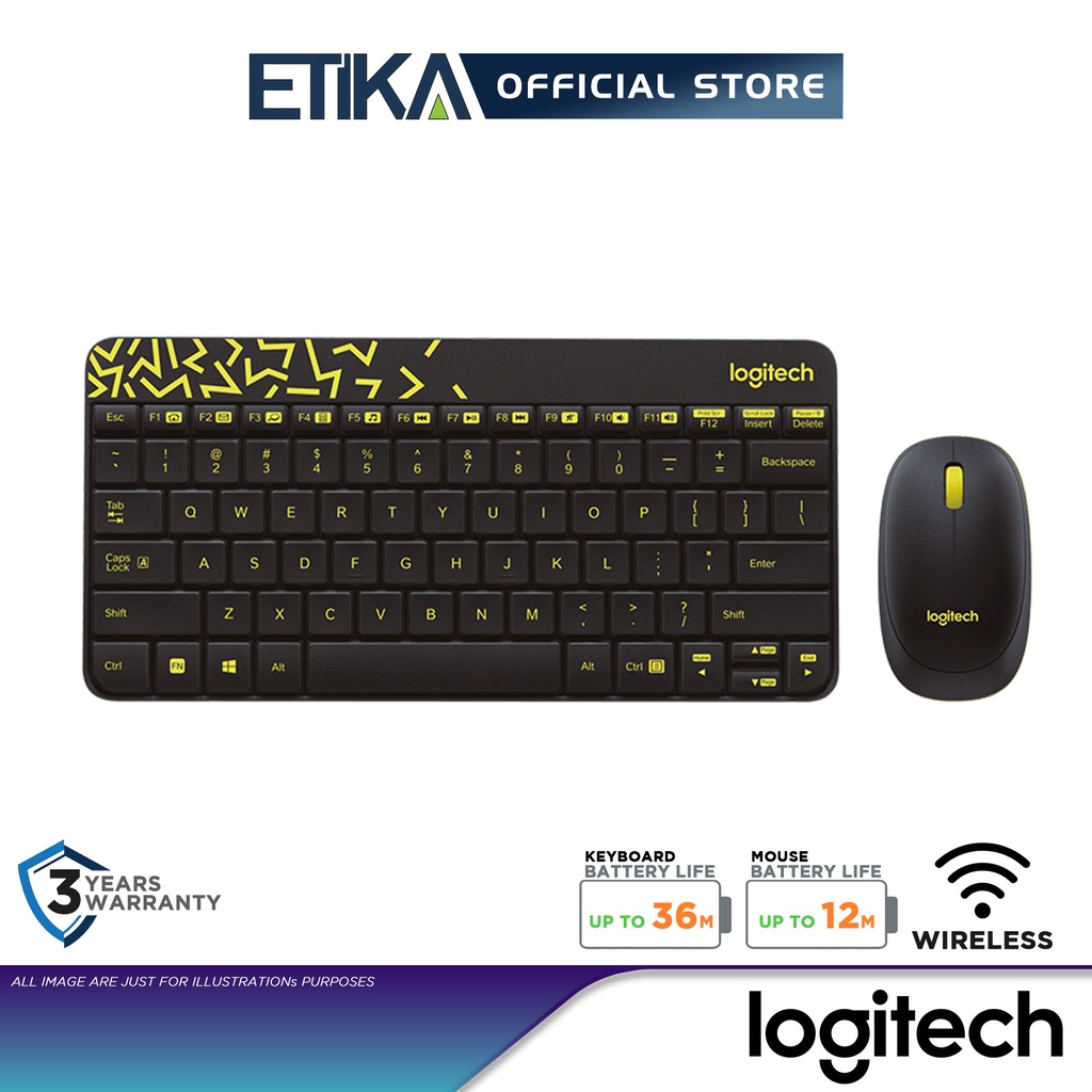 Logitech Mk240 Nano Wireless Keyboard And Mouse Combo 920 008202 Shopee Malaysia
