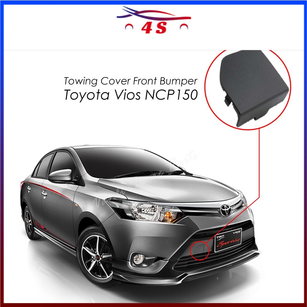Toyota Genuine Towing Cover Front Bumper for Toyota Vios NCP150 - 3rd ...