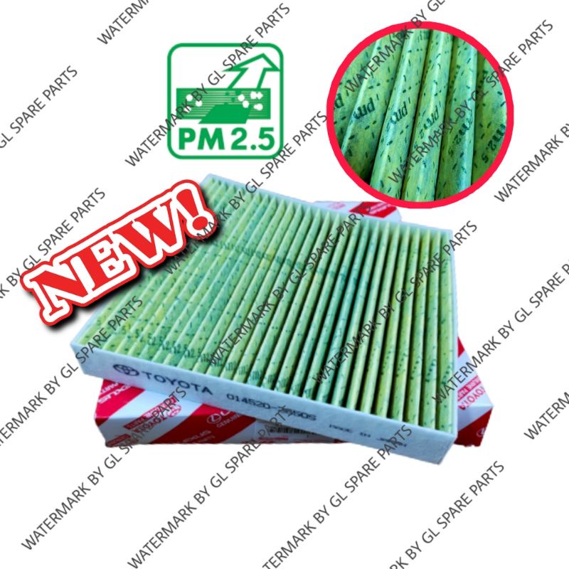 CABIN FILTER (CURVE) TOYOTA HILUX VIGO KUN25 KUN26 FORTUNER INNOVA ...