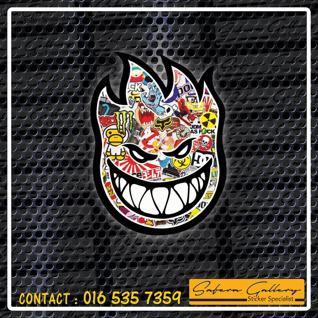 NEW STICKER BOMB SPITFIRE CAR STICKER MOTOR | Shopee Malaysia