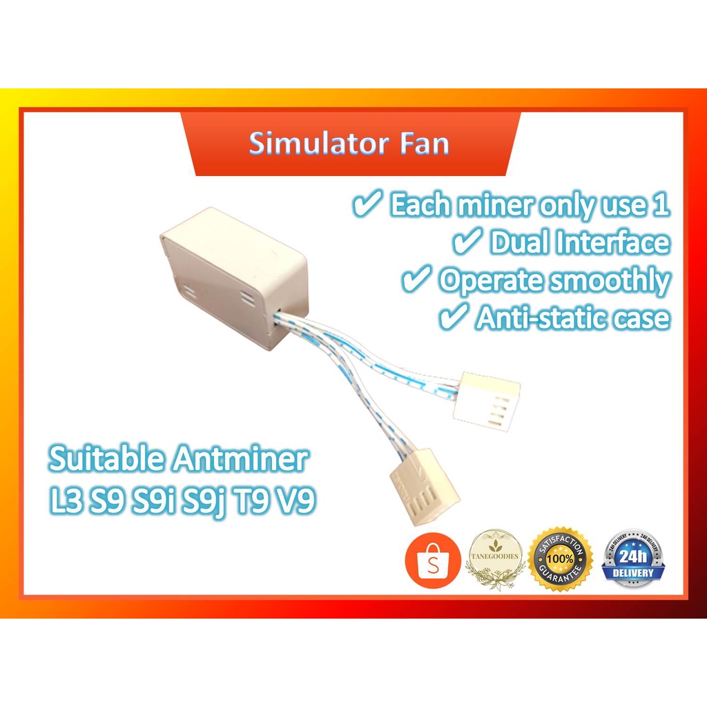 Dummy Fan Speed Simulator Silencer Bitmain Antminer Miner Mining s9,s9i ...