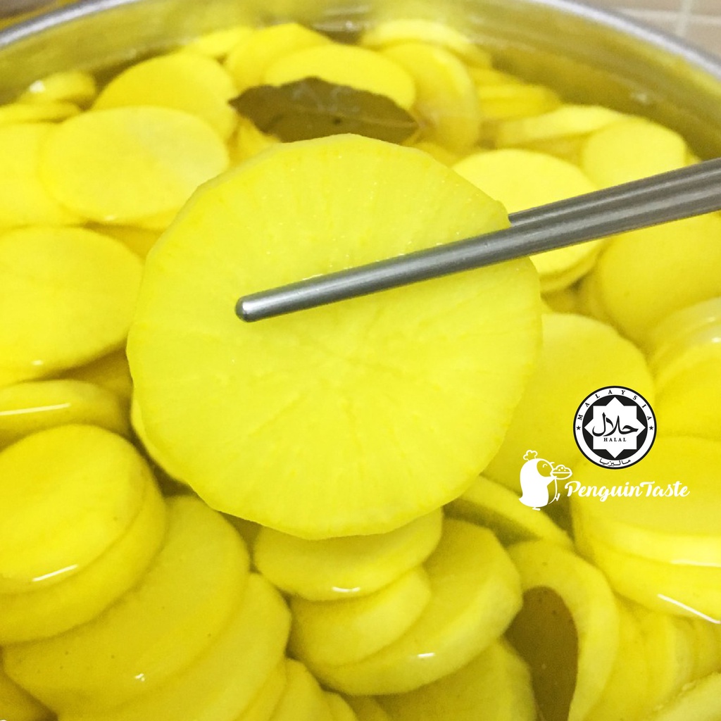 HALAL Korean Pickled Yellow Radish: Danmuji PENGUIN TASTE/韩式配菜/JAKIM ...
