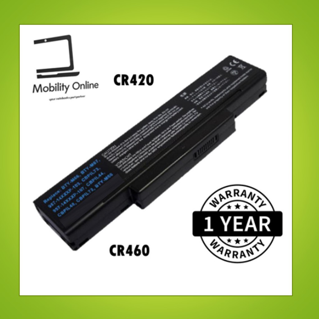 MSI CR420 CR460 SQU528 SQU718 BTY-M66 A32-F3 A32-Z94 EX400 M740 M746 ...