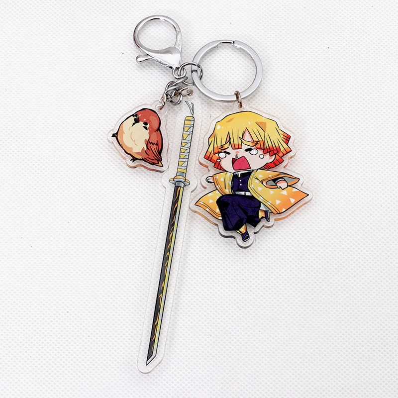 Kimetsu No Yaiba Demon Slayer Key Chain Kamado Tanjirou Gift Men ...