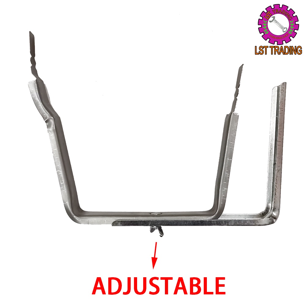 [READY STOCKS] ADJUSTABLE STEEL GUTTER BRACKET / BESI GUTTER | Shopee ...