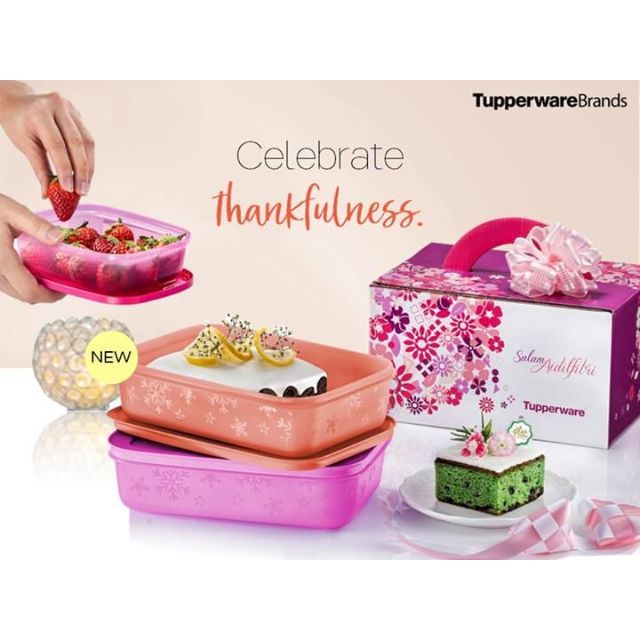 Tupperware Raya Cake Gift Set 2020 | Shopee Malaysia