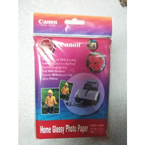 (BUY 5 FREE 1) Canon HGP-100M Glossy Photo Paper (4R / 4"x6" / 10x15cm ...
